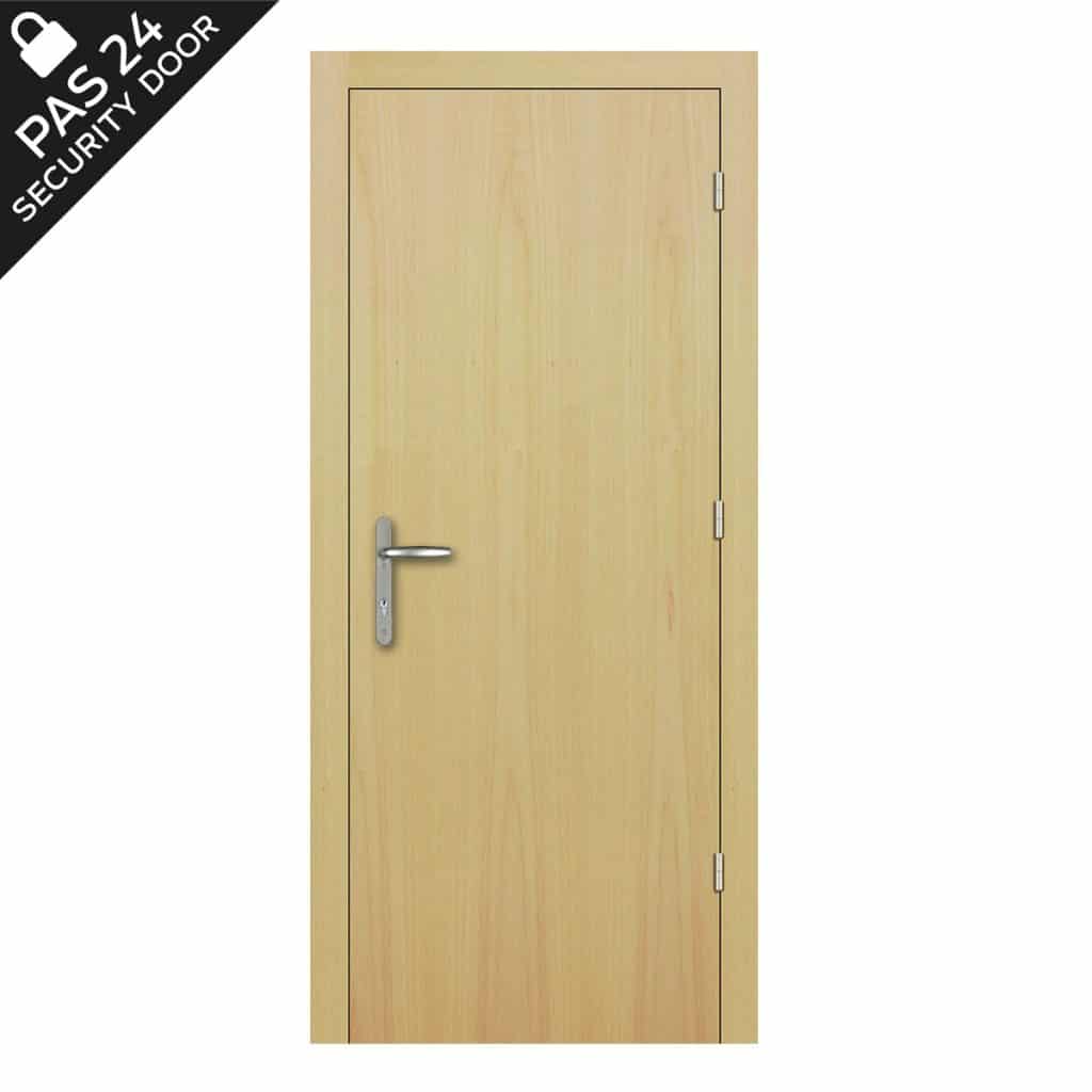PAS24 Maple Security Door